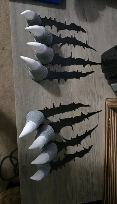 Godzilla Claws - Wall Mount by Stag 3D MakerWorld: Download Free 3D Models