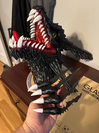 Godzilla Claws - Wall Mount by Stag 3DMakerWorld: Download Free 3D Models