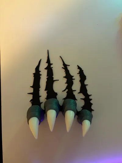 Godzilla Claws - Wall Mount by Stag 3D MakerWorld: Download Free 3D Models