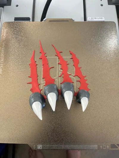 Godzilla Claws - Wall Mount by Stag 3D MakerWorld: Download Free 3D Models