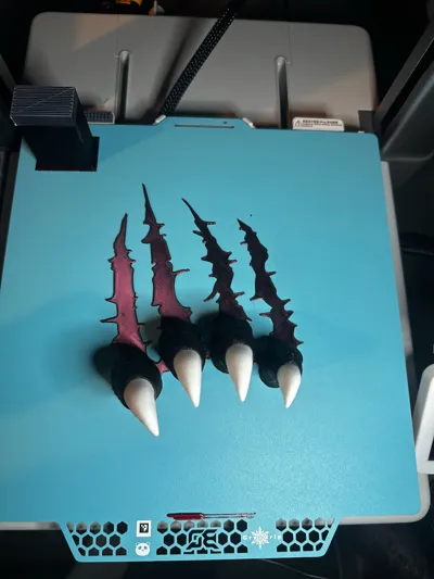 Godzilla Claws - Wall Mount - Free 3D Print Model - MakerWorld