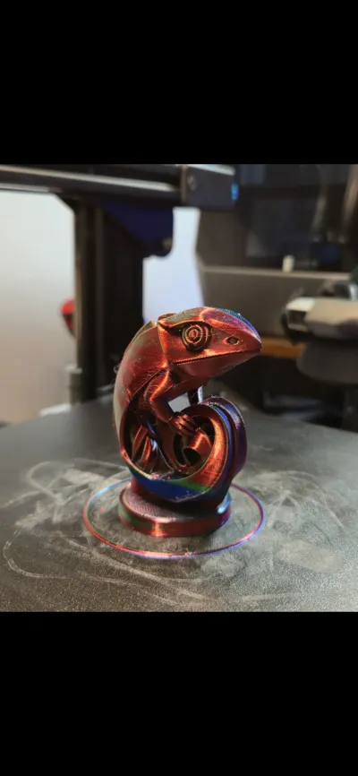 CHAMELEON Figurine by 29FLO MakerWorld: Download Free 3D Models