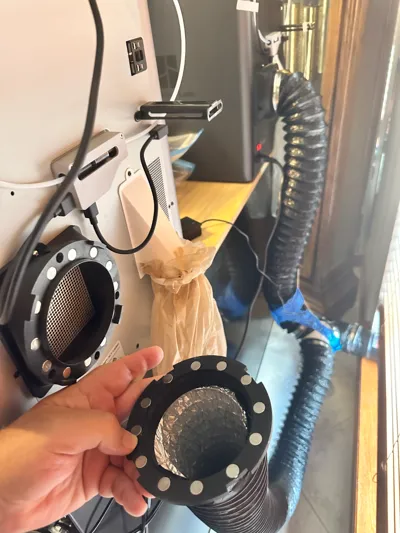 X1C/P1s Magnetic Rear Vent Hose Adapter by RandomKhaos MakerWorld ...