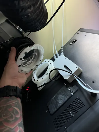 X1C/P1s Magnetic Rear Vent Hose Adapter by RandomKhaos MakerWorld ...