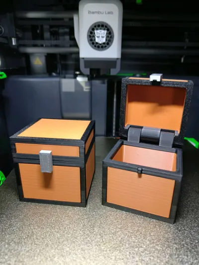 Cofre modular de Minecraft - No se necesita AMS Remezclado por Timbo McFly MakerWorld: Descarga ...