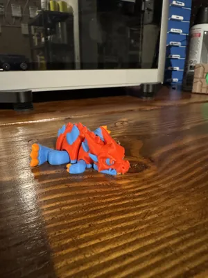 Articulated Rexagon (Trex + Dragon ) Flexi by PinkyWings MakerWorld ...