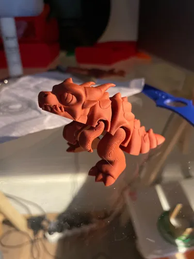 Articulated Rexagon (Trex + Dragon ) Flexi - Free 3D Print Model ...