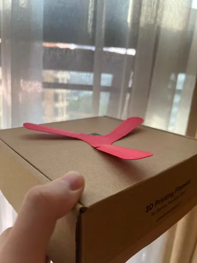 Mini Indoor Boomerang - Fits on A1 mini - Free 3D Print Model - MakerWorld