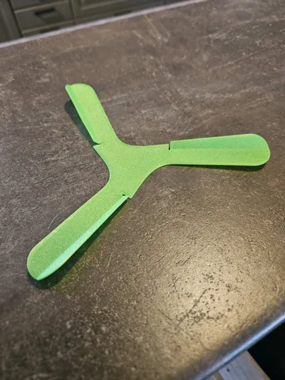 Mini Indoor Boomerang - Fits on A1 mini - Free 3D Print Model - MakerWorld