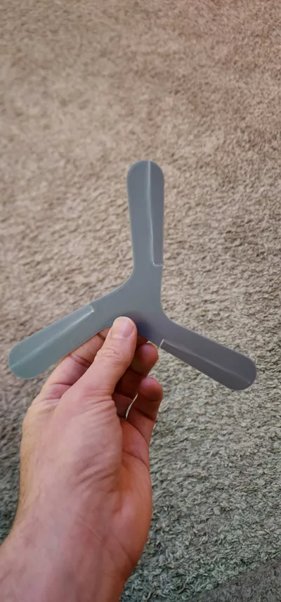 Mini Indoor Boomerang - Fits on A1 mini - Free 3D Print Model - MakerWorld