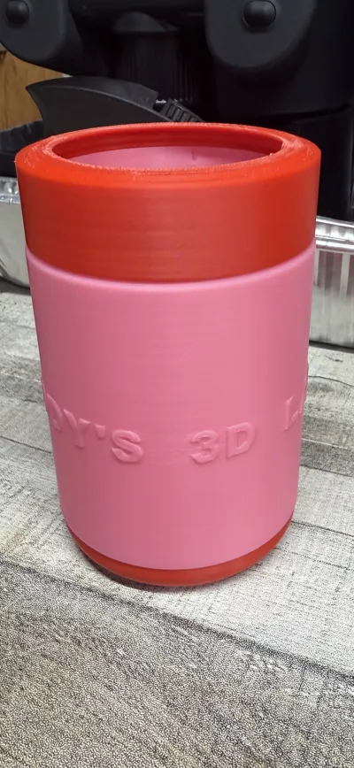 Can Insulator - Yeti Colster, Koozie, Coke, Coozie - Free 3D Print ...