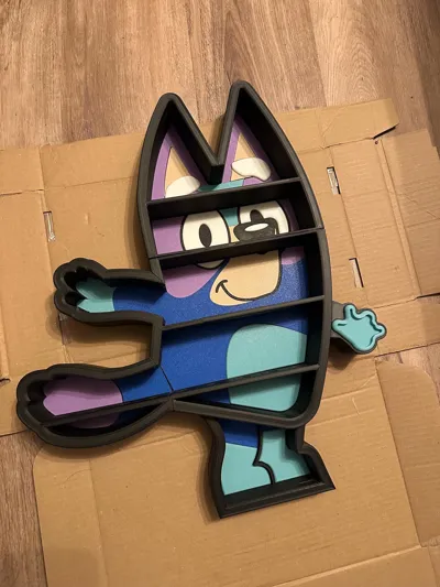 BLUEY Tonie Tonies Regal Base - Free 3D Print Model - MakerWorld
