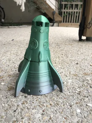 Sprinkler Rocket by Sevro MakerWorld: Download Free 3D Models