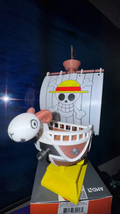 【150+ parts/450g】Going Merry/One Piece Luffy (restored based on Oda's ...