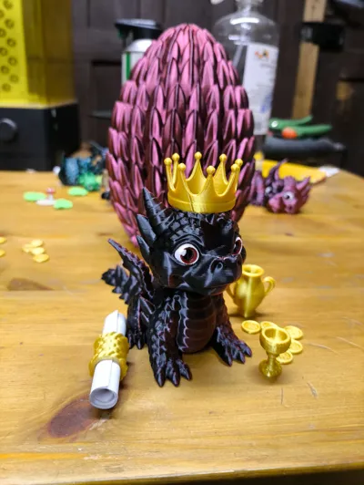 Hatch Your Legend -The Red Dragon has Arrived! by Printyjay MakerWorld ...