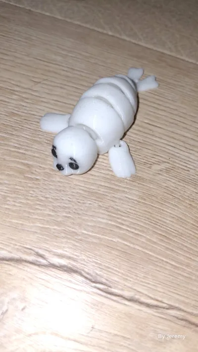 Hansi the seal – Articulated & keychain - Free 3D Print Model - MakerWorld