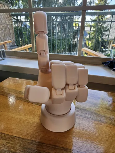 Articulated Hand by MingGY MakerWorld: Download Free 3D Models