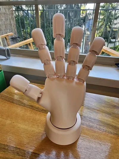 Articulated Hand by MingGY MakerWorld: Download Free 3D Models