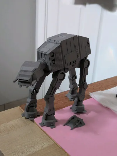 Star Wars AT-AT Kit Card Frameless Remixed by Liroy MakerWorld ...