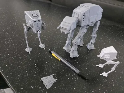 Star Wars AT-AT Kit Card Frameless Remixed by Liroy MakerWorld ...