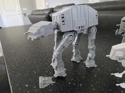 Star Wars AT-AT Kit Card Frameless Remixed by Liroy MakerWorld ...