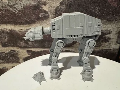 Star Wars AT-AT Kit Card Frameless Remixed by Liroy MakerWorld ...