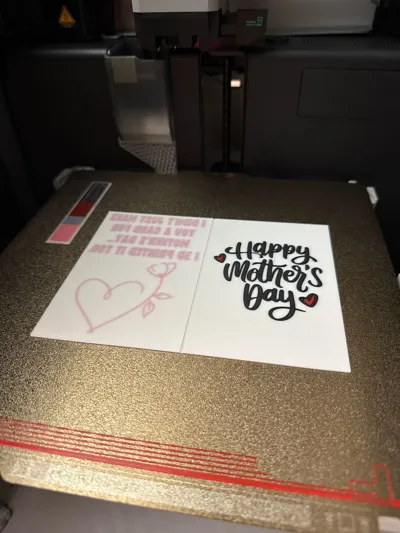 Foldable Mother's Day Cards - Free 3D Print Model - MakerWorld