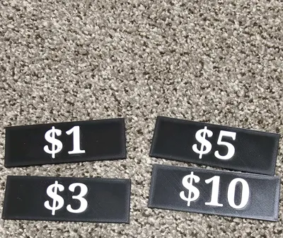 Price Tags for Vendor Markets - Free 3D Print Model - MakerWorld