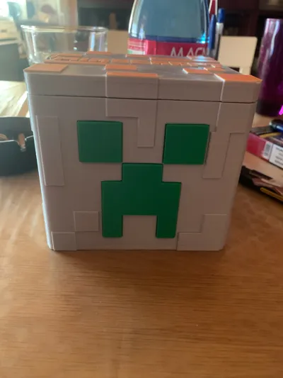 Creeper Head Box – Minecraft Storage Cube by Emanuele MakerWorld ...