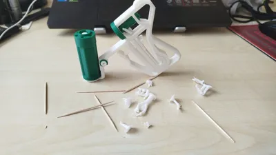 Toothpick Revolver - Free 3D Print Model - MakerWorld