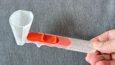 Scoop 'n Slide – Funnel Spoon for Narrow Bottles - Free 3D Print Model ...