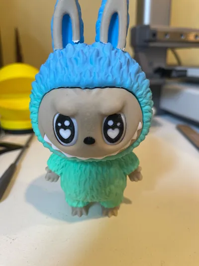 labubu heart eyes by 冰鱼面包 MakerWorld: Download Free 3D Models