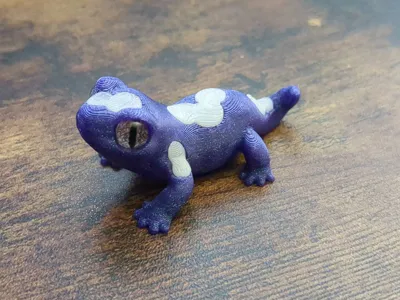 Kawaii cute Gecko Lizard Toy Stylized no ams - Free 3D Print Model ...