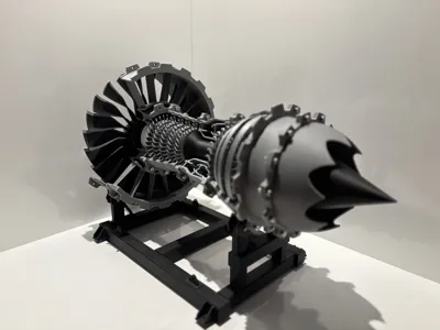 3D Printable Jet Engine by CATIAV5FTW MakerWorld: Download Free 3D Models