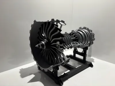 3D Printable Jet Engine by CATIAV5FTW MakerWorld: Download Free 3D Models