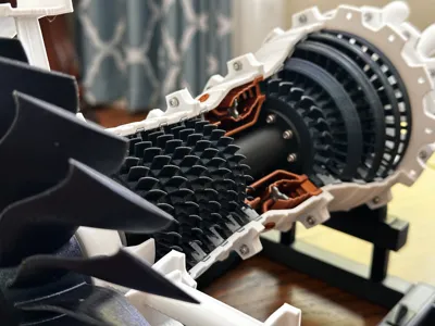 3D Printable Jet Engine by CATIAV5FTW - MakerWorld