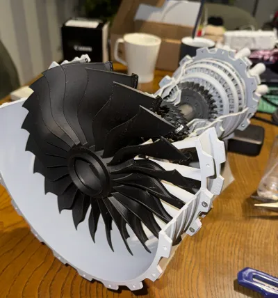 3D Printable Jet Engine by CATIAV5FTW - MakerWorld