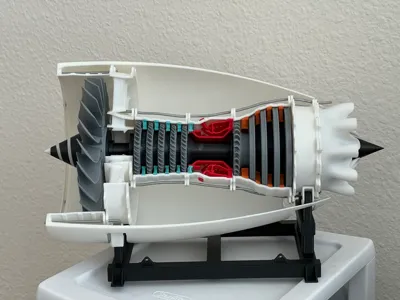 3D Printable Jet Engine by CATIAV5FTW - MakerWorld