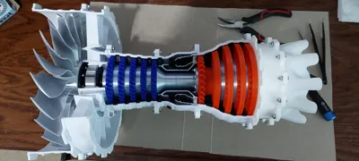 3D Printable Jet Engine by CATIAV5FTW - MakerWorld