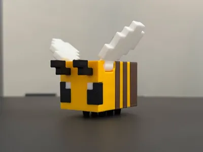 Modular Minecraft Bee – Print, Snap, Done! Remixed by Timbo McFly MakerWorld: Download Free 3D ...