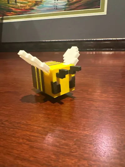 Modular Minecraft Bee – Print, Snap, Done! Remixed by Timbo McFly MakerWorld: Download Free 3D ...