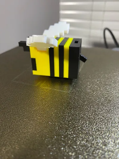 Modular Minecraft Bee – Print, Snap, Done! Remixed by Timbo McFly MakerWorld: Download Free 3D ...