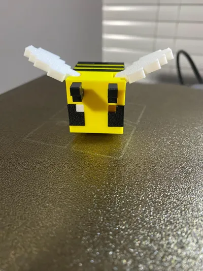 Modular Minecraft Bee – Print, Snap, Done! Remixed by Timbo McFly MakerWorld: Download Free 3D ...
