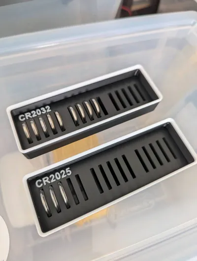 CR20xx Coin Battery Storage for Gridfinity by EricS MakerWorld ...