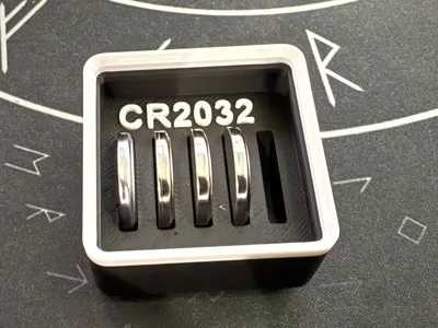CR20xx Coin Battery Storage for Gridfinity by EricS MakerWorld ...