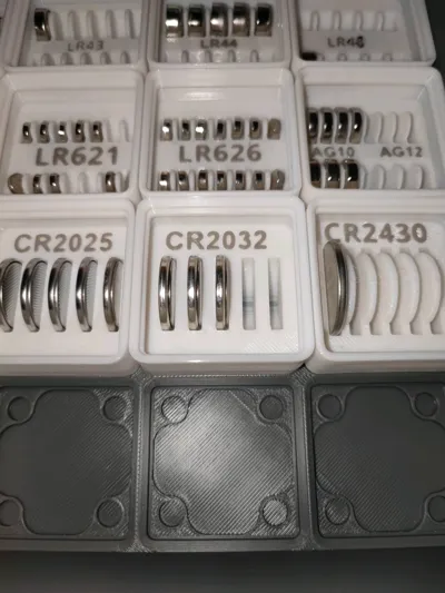 CR20xx Coin Battery Storage for Gridfinity by EricS MakerWorld ...