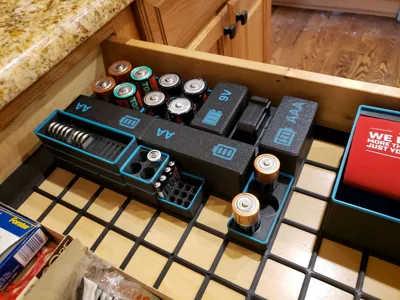 CR20xx Coin Battery Storage for Gridfinity by EricS MakerWorld ...