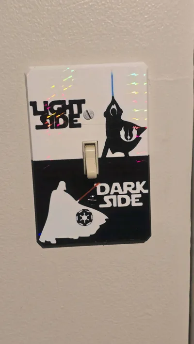 Star Wars Light Side/Dark Side Light Switch Cover by wanamaa MakerWorld ...