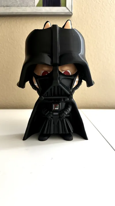 Darth-momo! Your Grand Leader has arrived! Labubu zimomo Star Wars ...