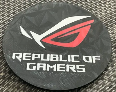 Asus Republic of Gamers Coaster by Szaman - MakerWorld